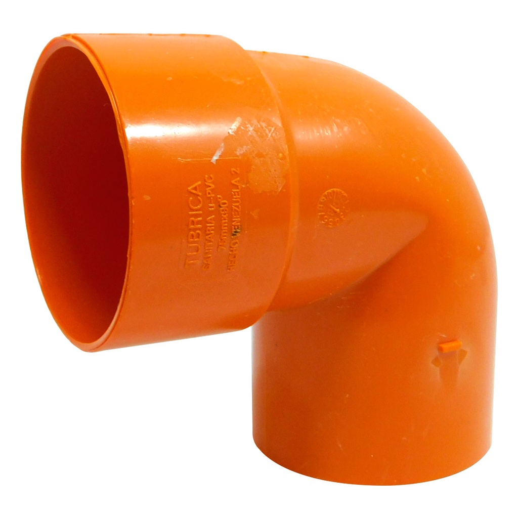 CODO 90GR PVC SANITARIO 75MM REFORZADO EXC TUBRICA | Litani Import Export